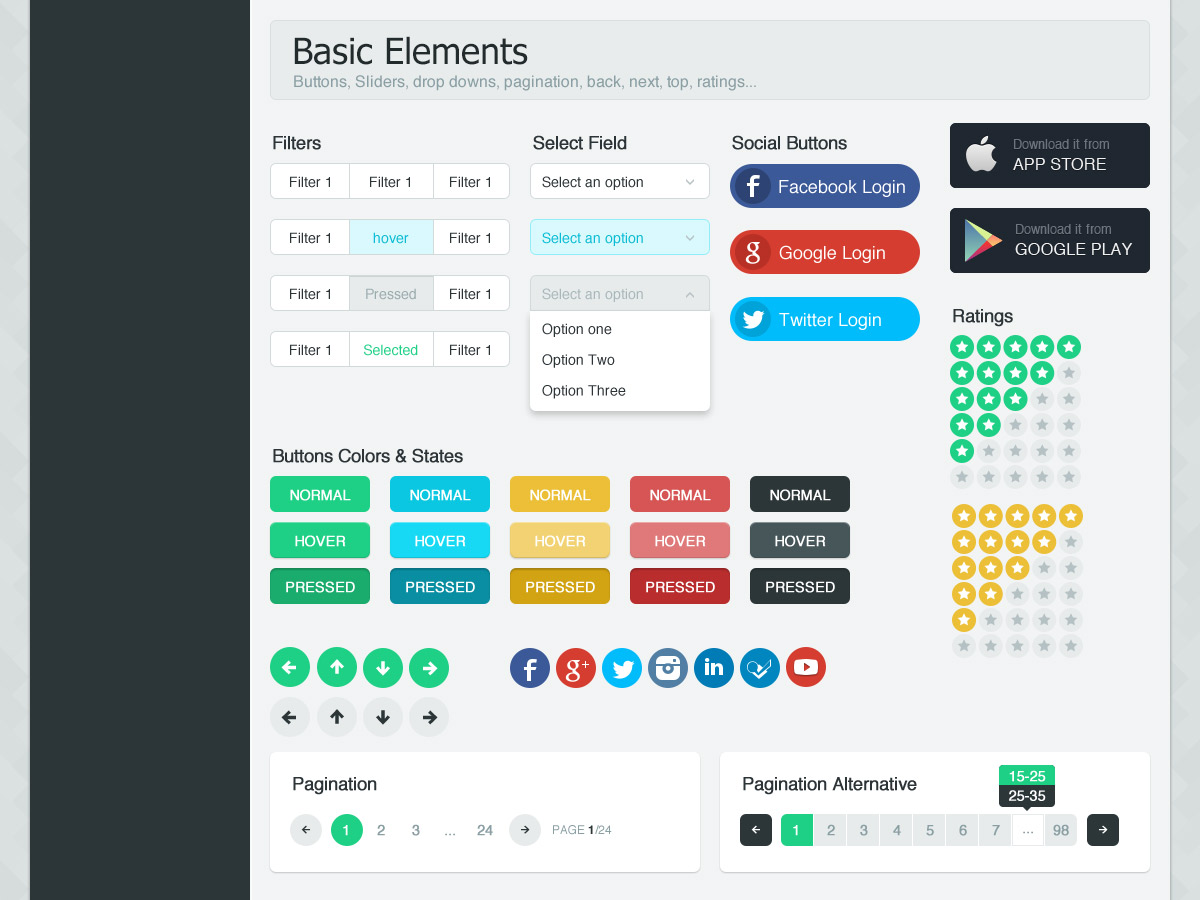 8 Fabulously Free Flat UI Kit Design Resources » Return True